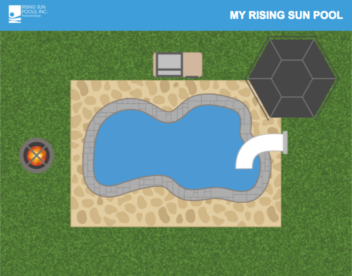 Try Our New Interactive Pool Builder! - Rising Sun Pools & Spas ...