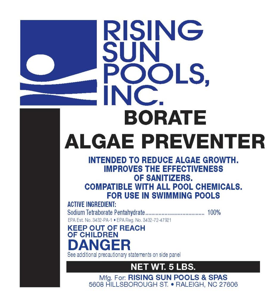 Borate Plus Pool Algae Preventer RSP - Rising Sun Pools