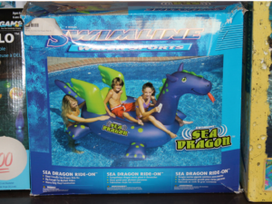 Giant Inflatable Rideable Sea Dragon Pool Float | Rising Sun